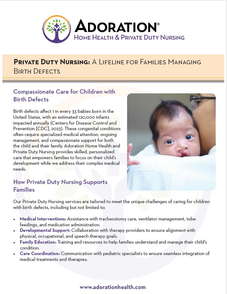 Private Duty Nursing: A Lifeline for Families Managing Birth Defects ...
